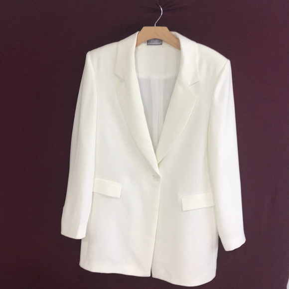 Rou New York | Jackets & Coats | Rou Boutique New York Ivory Long Line ...